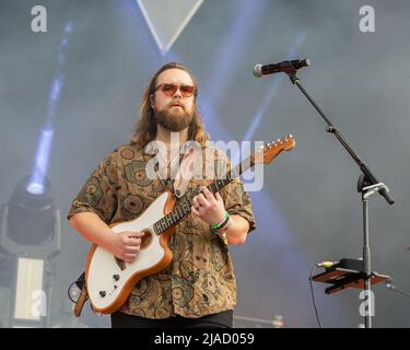 Darrick Keller with Rainbow Kitten Surprise performs during Music ...