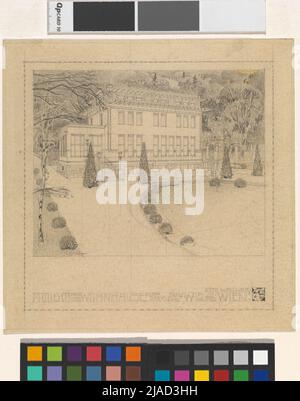 Second Villa Wagner, first project, perspective. Otto Wagner (1841-1918 ...