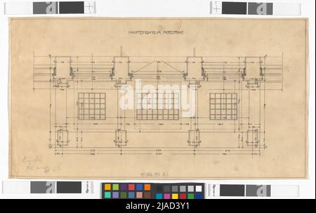 Lupus healing, floor plan. Otto Wagner (1841-1918), artist Stock Photo ...