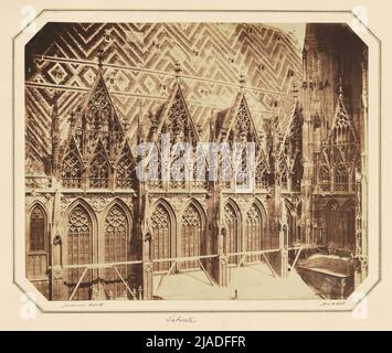 1., Stephansdom, the newly developed gable on the south side. k. k. Hof ...