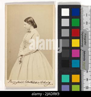 Princess Clotilde of Saxony-Coburg and Gotha. Ludwig Angerer (1827-1879 ...