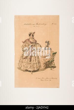 Fashion image: two figures, female ball fashions. Unknown Stock Photo ...