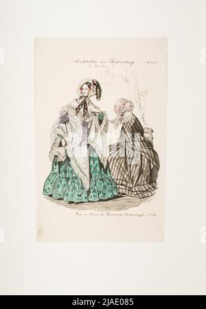 Fashion image: two figures, umbrella for women. Unknown Stock Photo - Alamy