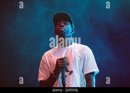 The rapper Tyler The Creator (Tyler Gregory Okonma) performs in Villa ...