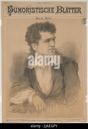 Emerich Robert. ". Emerich Robert, actor (title page of" Der Floh ...