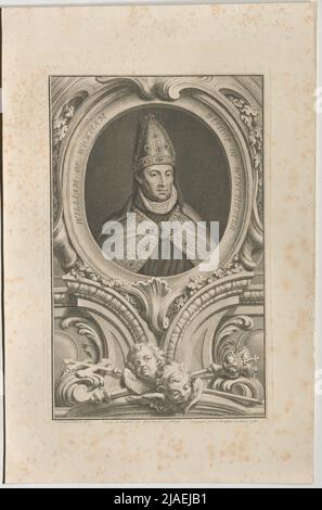 William of Wickham, Bishop of Winchester 1738 by Jacobus Houbraken ...