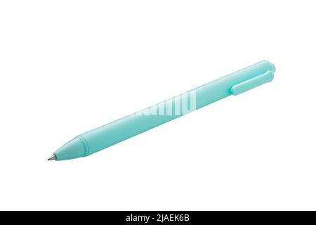 Ballpoint capillary pen isolated on white background, photo stacking ...