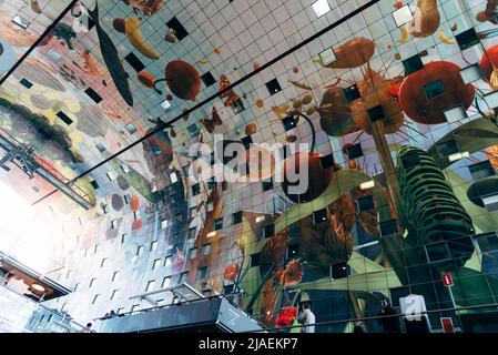 Rotterdam, Netherlands - May 8, 2022: Markthal Rotterdam Building by ...