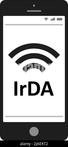 InfraRed Data Association IrDA mobile phone, infrared port controlling ...