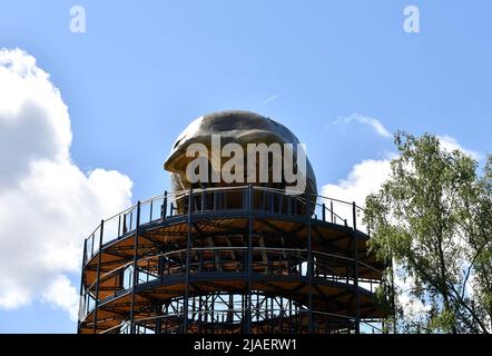 Mettmann, Germany. 25th May, 2022. The Neanderthal Museum. After ...