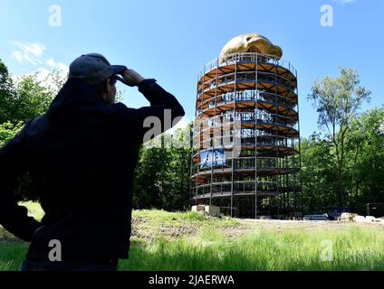 Mettmann, Germany. 25th May, 2022. The Neanderthal Museum. After ...