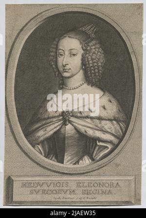 Portrait of Hedwig Eleonora, Queen of Sweden; Theatrum Pontificum ...