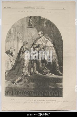 Coronation of the Czar; The Emperor of Russia Receiving the ...