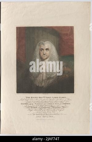 THE RIGHT HONBLE. JOHN LORD ELDON, Lord High Chacellor of England ...