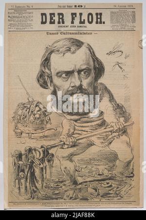 Satirical cartoon, The Modern Hercules Stock Photo - Alamy