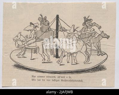 The four "Reichsratshododoroh" (Ignaz Kuranda, Julius Alexander ...