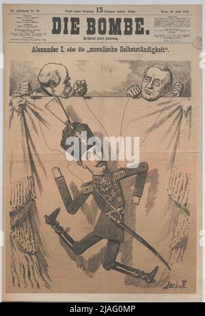 Bismarck, Gortschakow, Alexander I of Bulgaria, Marionette; Alexander I ...
