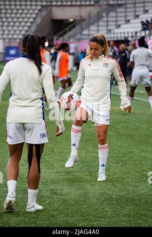 Danielle Van De Donk of Olympique Lyonnais during the UEFA Women's ...