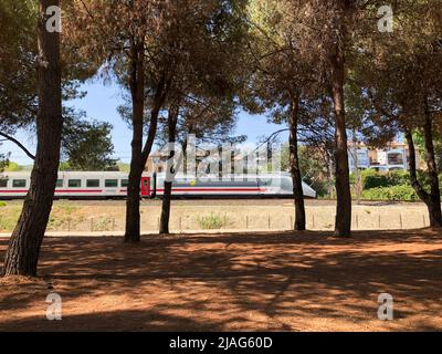 Intercity Italian Train by Trenitalia, Italy Stock Photo - Alamy