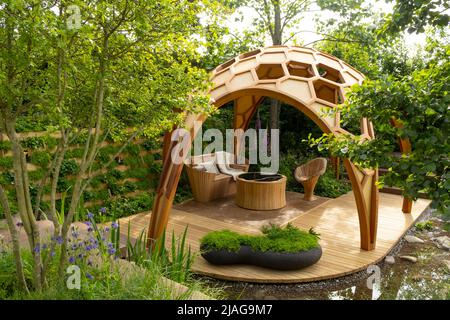 Pavilion In Sunken Garden, Design By Edwin Lutyens, Heywood Gardens ...