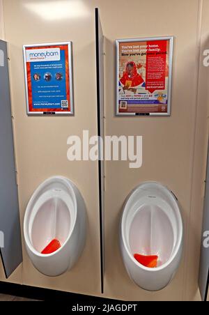 Urinals, at a motorway service station Stock Photo - Alamy