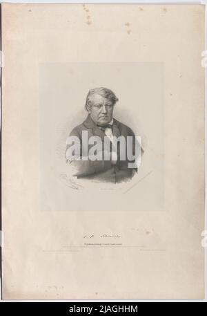 CHRISTIAN FRIEDRICH SCHONBEIN German chemist Date: 1799 - 1868 Stock ...