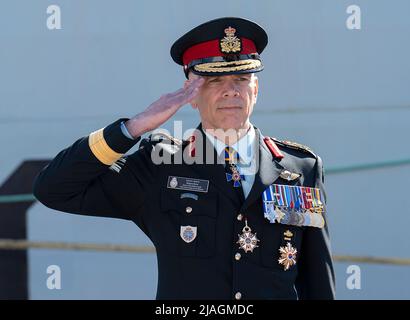 Gen. Wayne Eyre, attends a Change of Command ceremony at HMC Dockyard ...