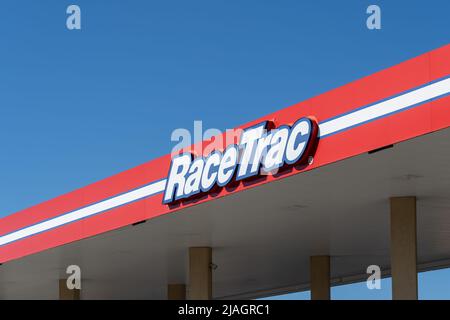 A RaceTrac gas station sign is shown in Houston, Texas, USA Stock Photo ...