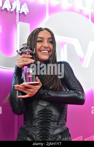 Moscow. The singer Mari Kraymbreri at a ceremony of delivery of the XI Russian of a musical ...