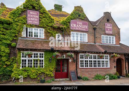 The Cranley Hotel in the Surrey village of Cranleigh, Surrey, England ...