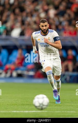 Karim Benzema of Real Madrid during La Liga match between Getafe CF and ...