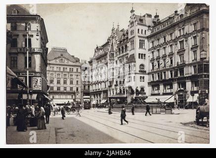 1st, new market - general - view over thunder fountain against north ...