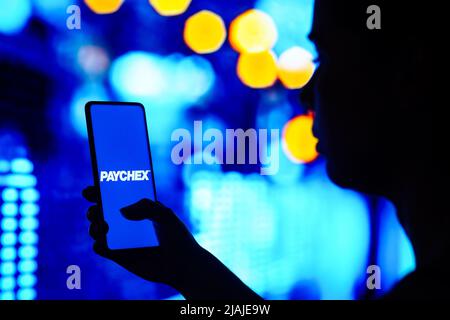 Brazil. 30th May, 2022. In this photo illustration, a silhouetted woman ...