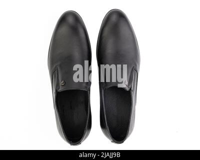 Vintage Loafer Shoes. Closeup. Advertising shot. Concept closeup shoes ...
