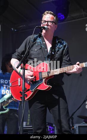 Singer, songwriter and guitarist Aaron Perrino is shown performing on ...