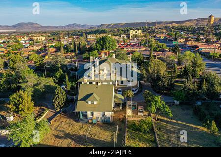 Cananea, Mexico. Aerial view of Canena Sonora (photo by Luis Gutierrez ...