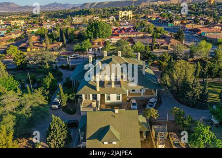 Cananea, Mexico. Aerial view of Canena Sonora (photo by Luis Gutierrez ...