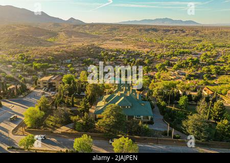 Cananea, Mexico. Aerial view of Canena Sonora (photo by Luis Gutierrez ...