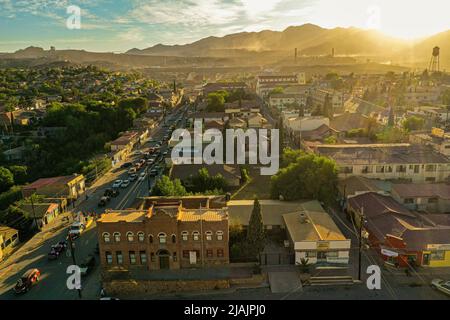 Cananea, Mexico. Aerial view of Canena Sonora (photo by Luis Gutierrez ...
