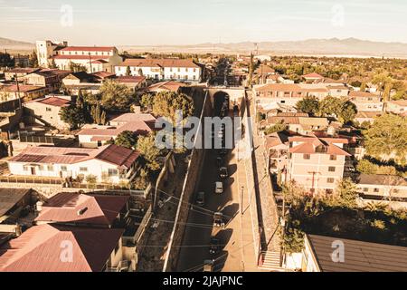 Cananea, Mexico. Aerial view of Canena Sonora (photo by Luis Gutierrez ...