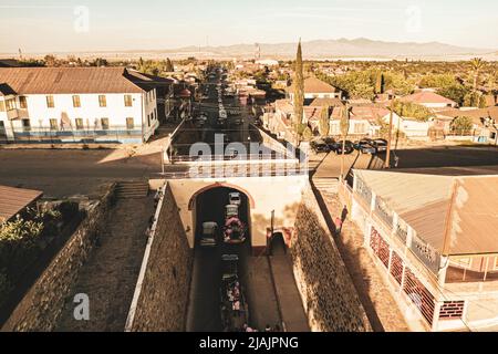 Cananea, Mexico. Aerial view of Canena Sonora (photo by Luis Gutierrez ...