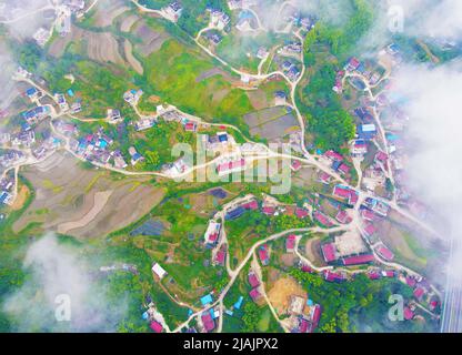 ANQING, CHINA - MAY 31, 2022 - Aerial photo taken on May 31, 2022 shows ...