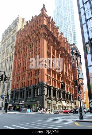 Potter Building, combination of the Queen Anne and Neo-Grec styles ...