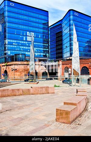 Offices 100 and 101, Embankment, Manchester, England Stock Photo - Alamy