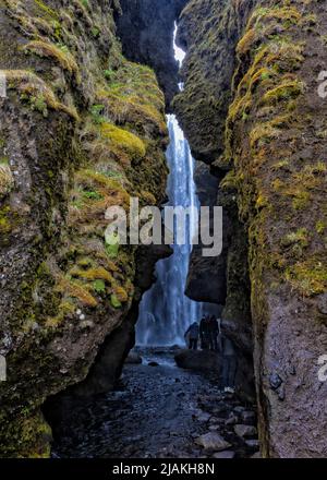 Gljufrabui Waterfall in southern iceland Stock Photo - Alamy