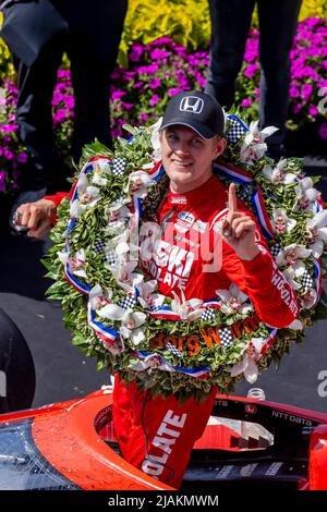 Indianapolis, MI, USA. 29th May, 2022. MARCUS ERICSSON (8) of Kumla ...