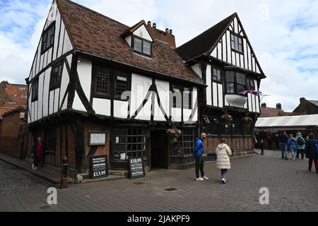 The Shambles historic market area York City Summer 2005 Stock Photo - Alamy