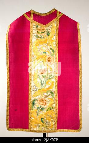 Chasuble with an embroidered column unknown Stock Photo - Alamy