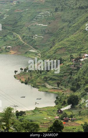 A view of Lake Dibawah in Solok, West Sumatra, Indonesia Stock Photo ...