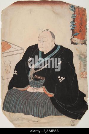 'The Sumo Wrestler 2' by Kuniyoshi Utagawa is a woodblock print ...